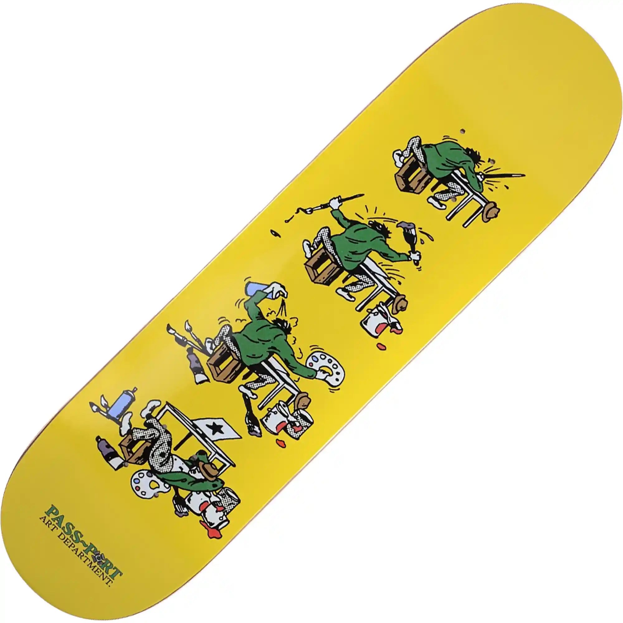 Passport Art Dept. Series Open Studio Deck (8.25") – Tiki Room Skateboards