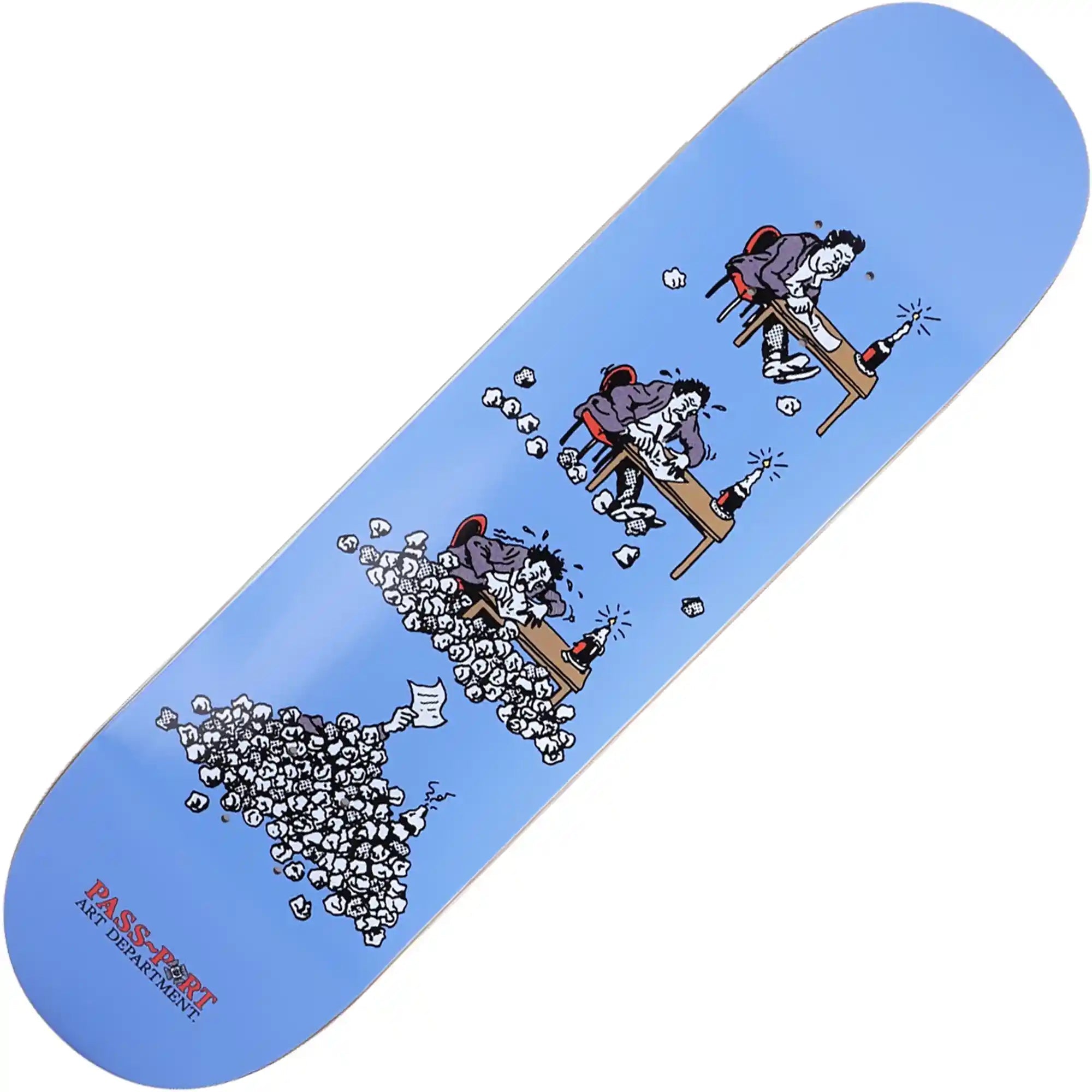Passport Art Dept. Series Rough Draft Deck (8.0") – Tiki Room Skateboards